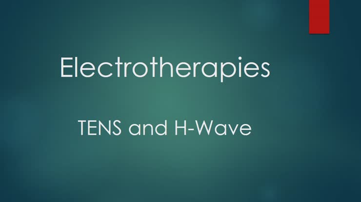 Week 13 TENS H Wave