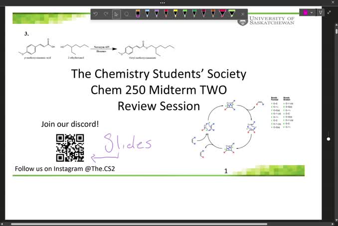 Chem 250 Fall 2023 MT 2 Tutorial