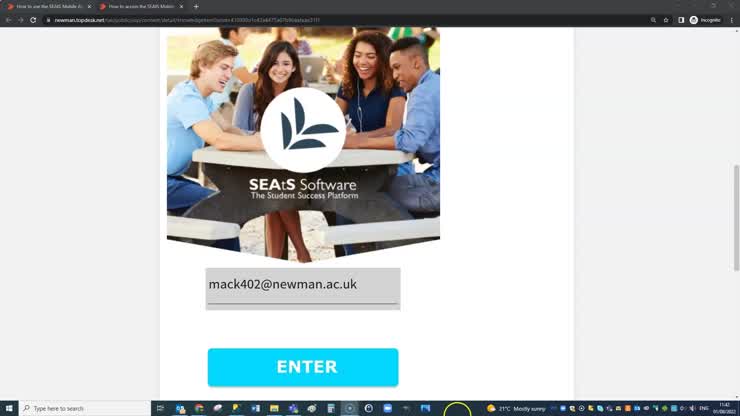 How to use the SEAtS Mobile App