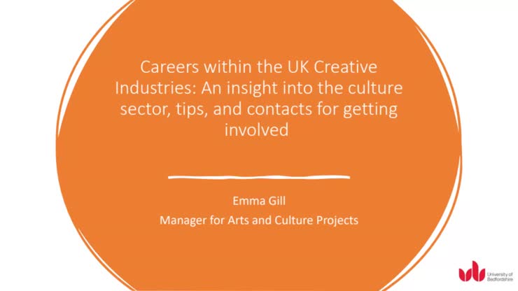 Careers within the UK Creative Industries An insight into the culture ...