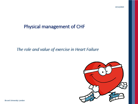 Physical Activity & exercise in CHF