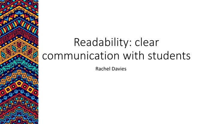 Readability_ Clear Communications with Students
