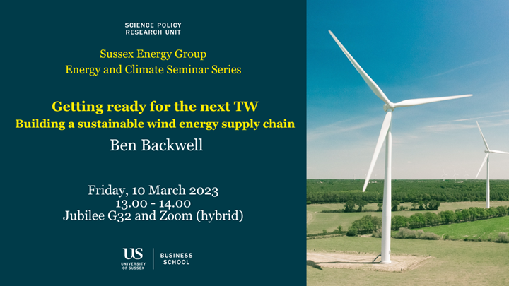 Getting ready for the next TW: Building a sustainable wind energy ...