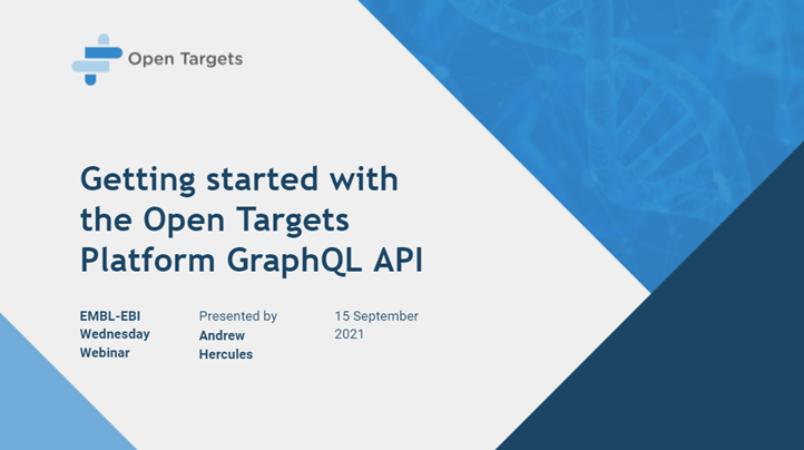 Getting started with the Open Targets Platform GraphQL API