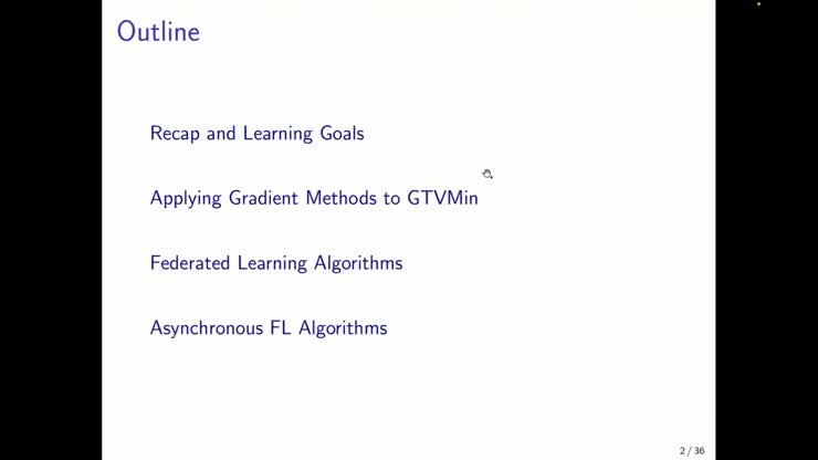 Lecture "FL Algorithms"