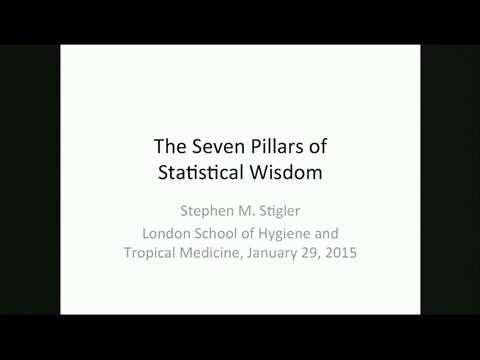 The seven pillars of statistical wisdom