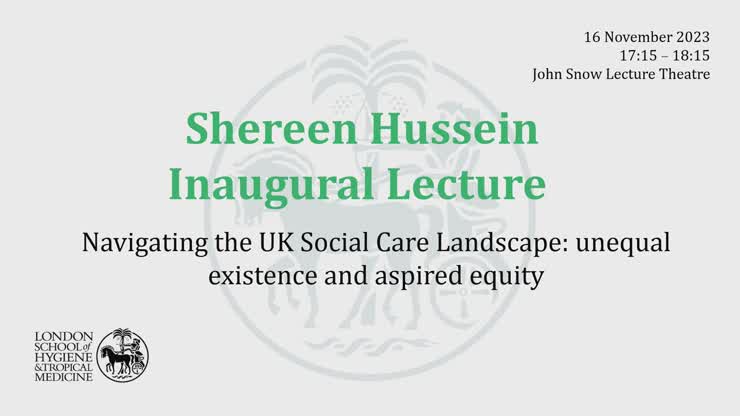 Shereen Hussein - Inaugural Lecture