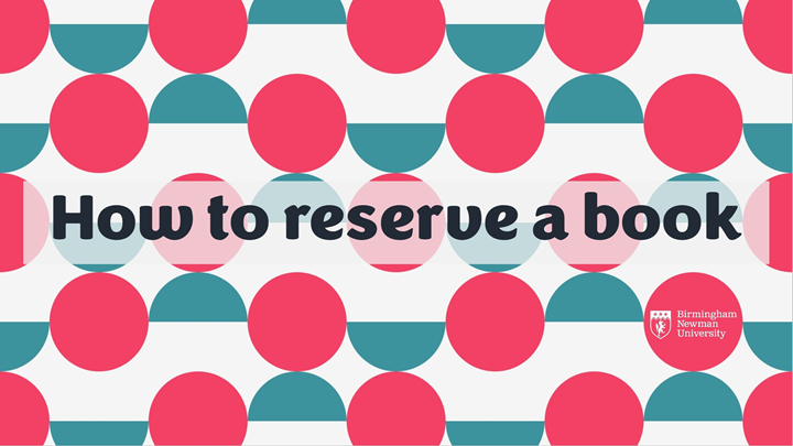 How to reserve a book