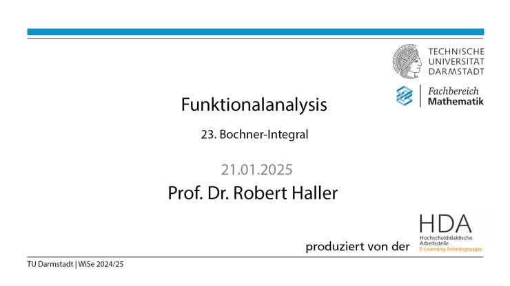Lecture 23 : Bochner-Integral
