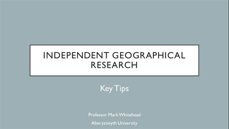 Independent Research Projects Top Tips