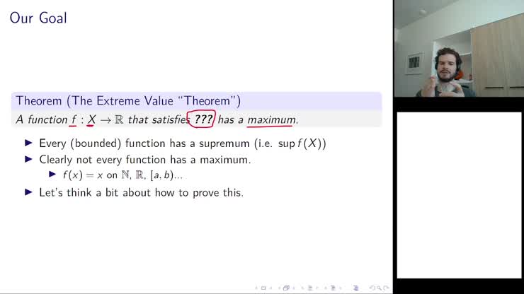Extreme Value "Theorem"