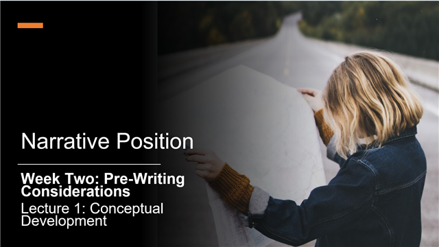 Narrative Position Week 2 Lecture 1 NH