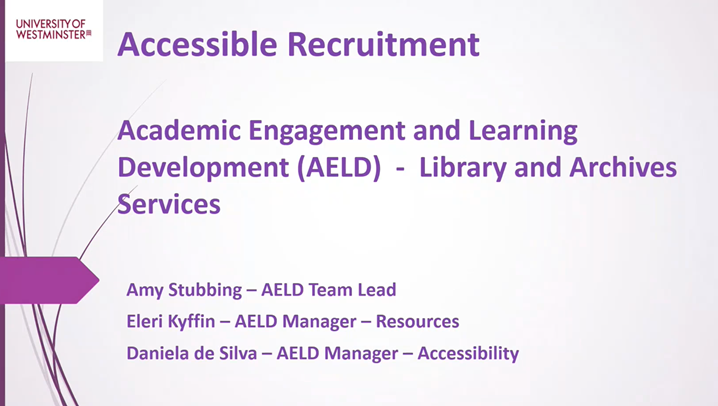 Accessible Recruitment – Easy steps to make recruiting more inclusive