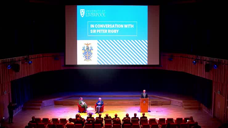 Sir Peter Rigby Centre for Enterprise Launch: In Conversation with Sir ...
