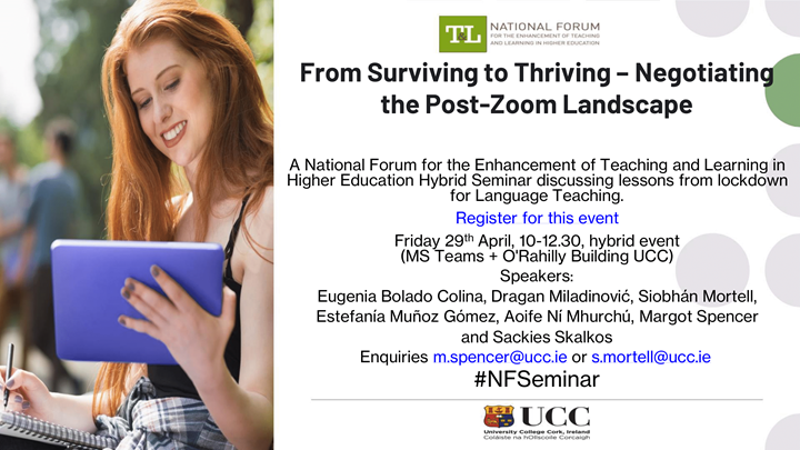 National Forum Seminar (Negotiating the Post-Zoom Landscape)