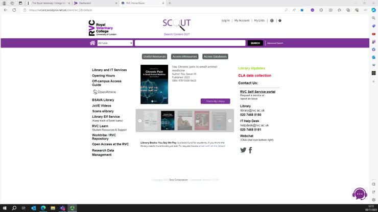 SCOUT instructional video