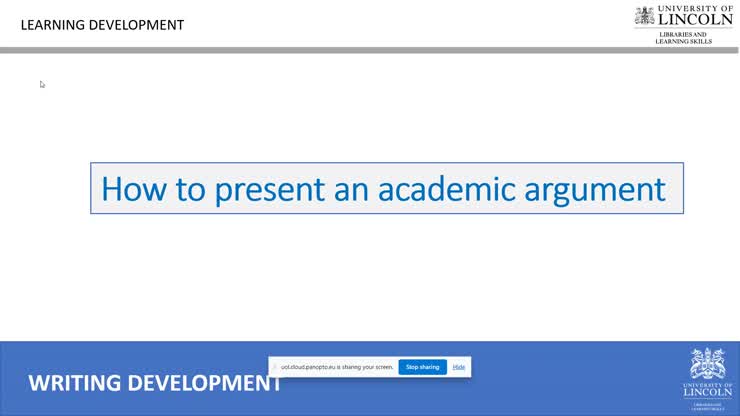 Academic arguments