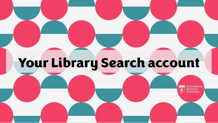 Managing your library account