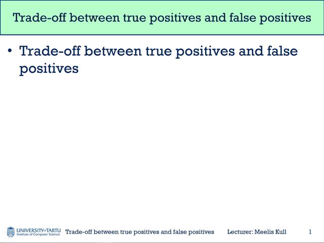 LTAT.02.002 Introduction to Data Science - Lecture 8: Part 1: Trade-off ...