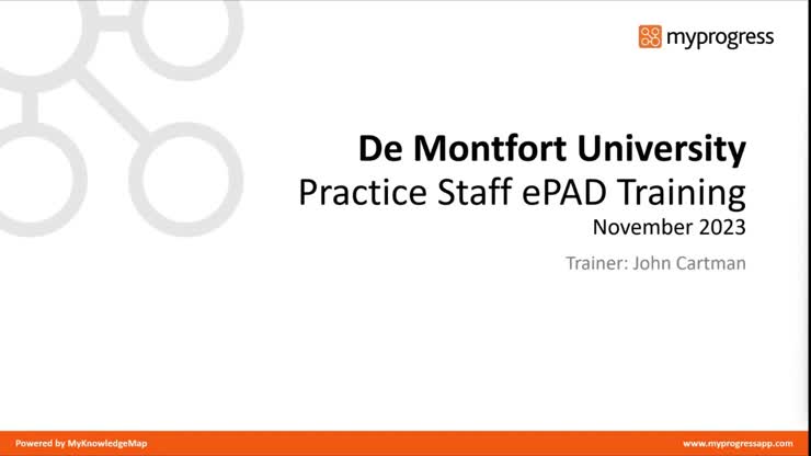 Practice Educators Training Video (to share with PEd)