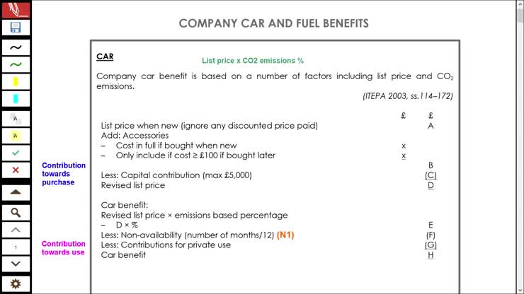 CH17.1 Car benefit (calculation)