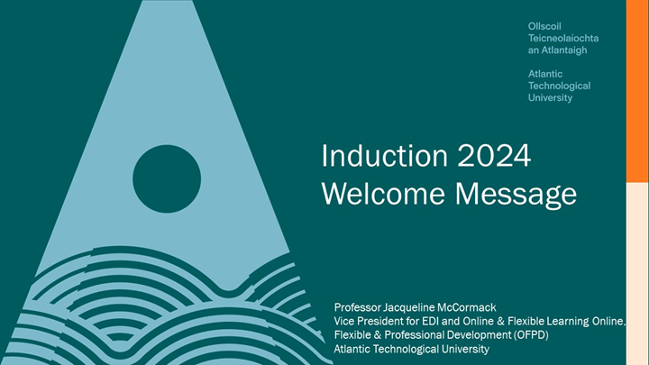 Jacqueline McCormack Induction video