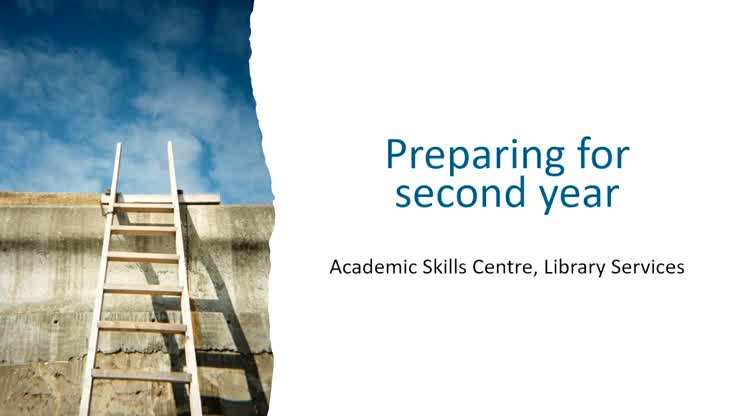 Preparing for Second Year