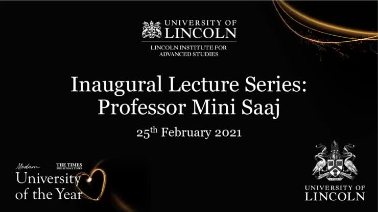 Inaugural Lecture Series: Professor Mini Saaj