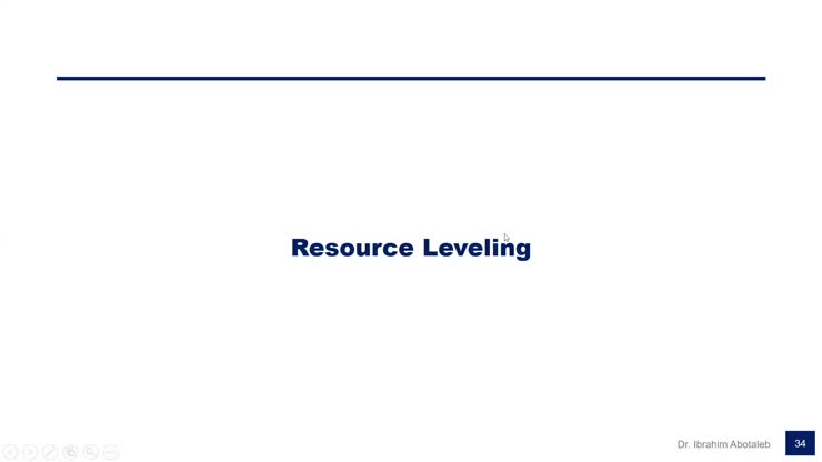 5- Resource Leveling