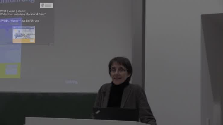 1. Prof. Dr. Petra Gehring - "Wert, Werte - zur Einführung" - 18.10.2023