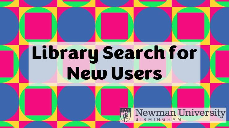 Library Search for New Users