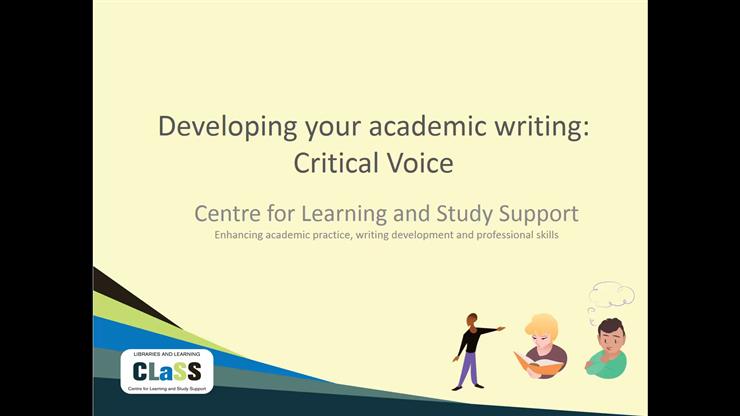 Developing your critical writing (3 voices)