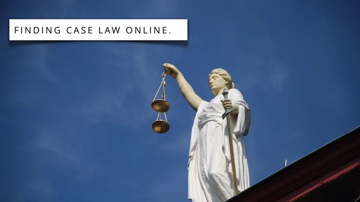 Finding case law online