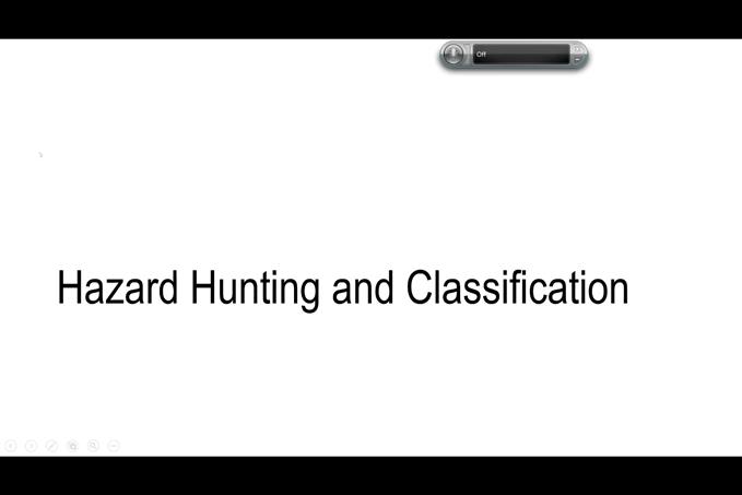 5 Hazard Hunting Classification and Assessment