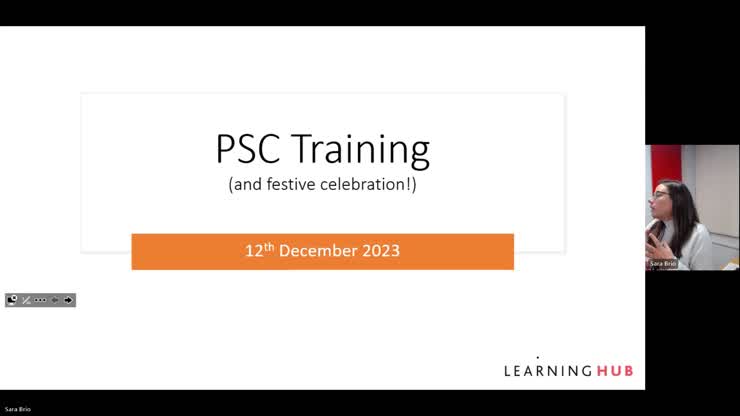 PSC Training Dec 2023