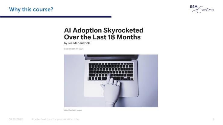 Applied ML Course Description