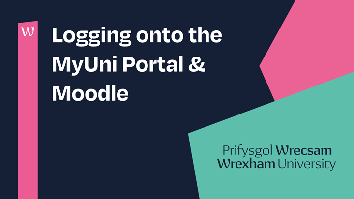 Video - Logging onto the MyUni portal and Moodle - [Moodle] - 23-24