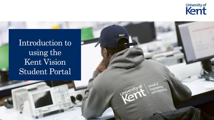 Introduction to the Student Portal in Kent Vision