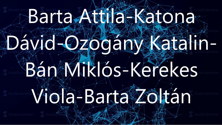 Barta Attila-Katona Dávid-Ozogány Katalin-Bán Miklós-Kerekes Viola-Barta Zoltán: Mesterséges ...