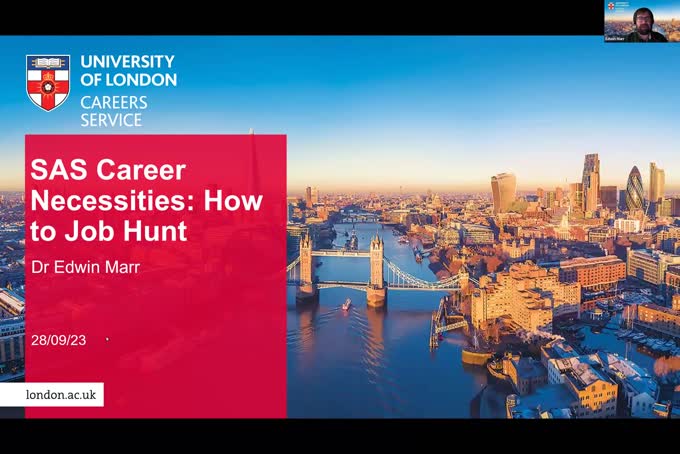 SAS Career Necessities: How to Job Hunt