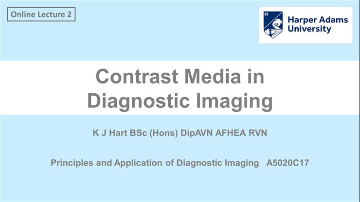 Contrast Media Lecture 2