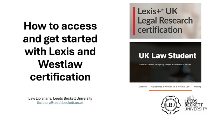 Lexis and Westlaw Certification: Getting Started
