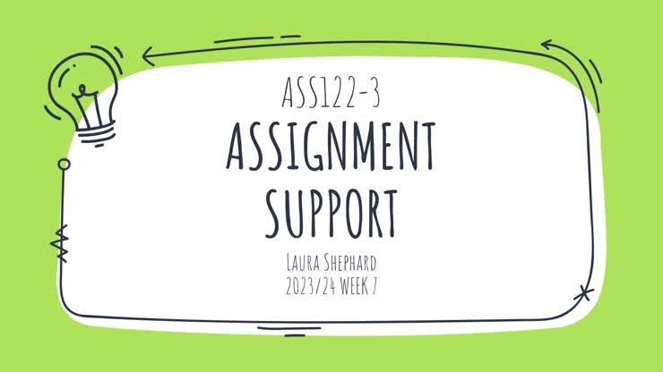 Week 7 Assignment support 2023