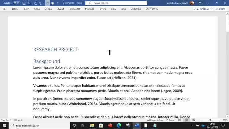 Using EndNote with images, figures, and tables in your assignments