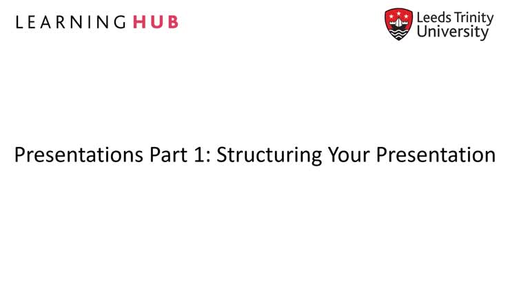 EASW L4 Presentations Part 1-Structuring Your Presentation