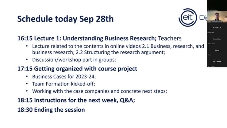 CS-E5425 - Lecture 28-09-2023