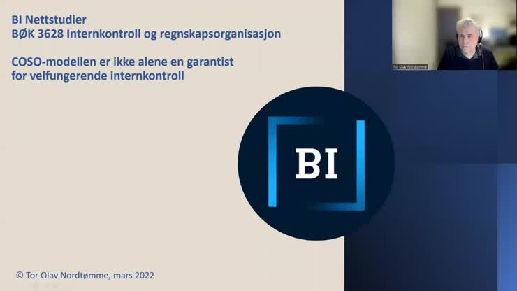 COSO-modellen er ikke alene en garantist for velfungerende internkontroll
