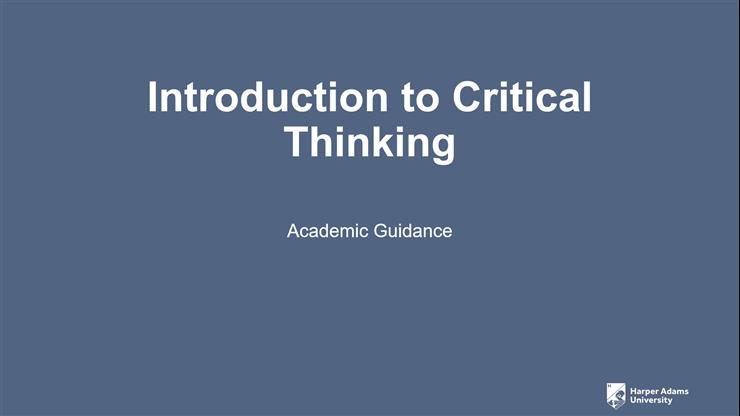 Introduction to Critical Thinking