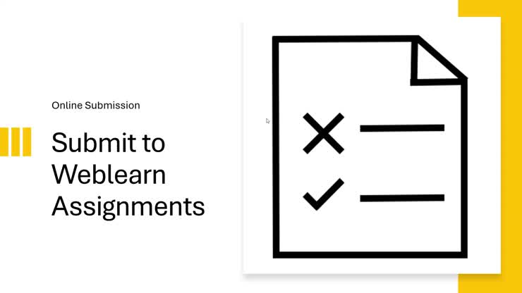 How to submit to a Weblearn Assignment