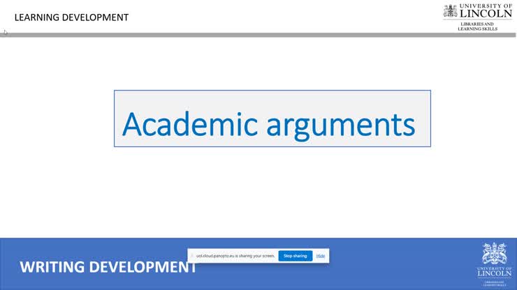 Academic arguments